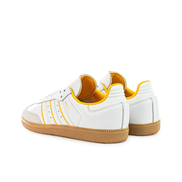 Adidas Samba OG Junior IH5582 - weiss-gelb-gum – Brooklyn Footwear x ...