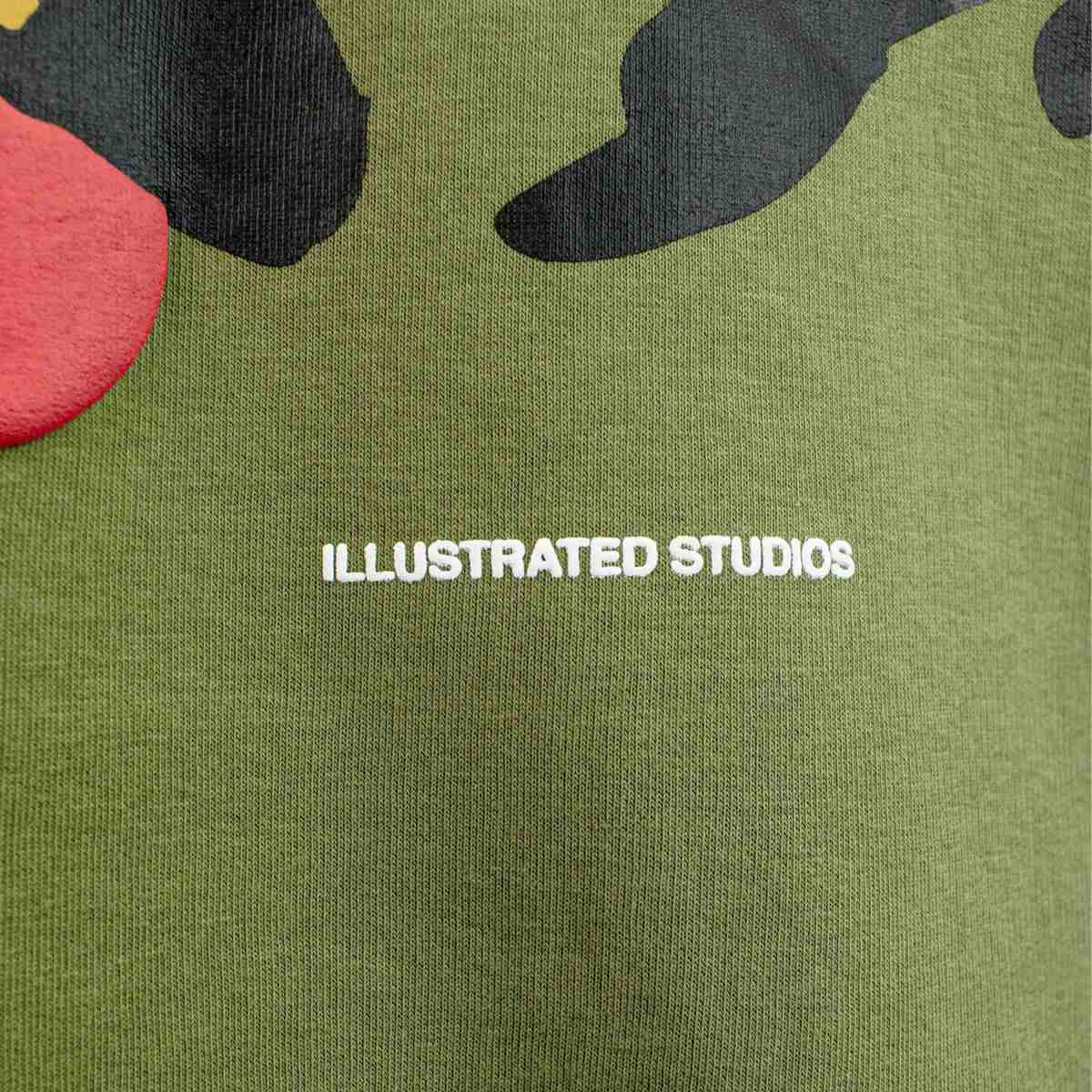 Irasuto Koi Hoodie - Khaki IRA-002-017 - grün – Brooklyn Footwear x Fashion